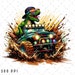 Velociraptor Dinosaur off Road PNG Sublimation, Kids Design, UTV ,off ...