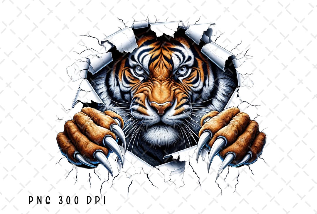 Tiger Scratch PNG, Tiger Sublimation, Tiger Png, Transparent PNG ...