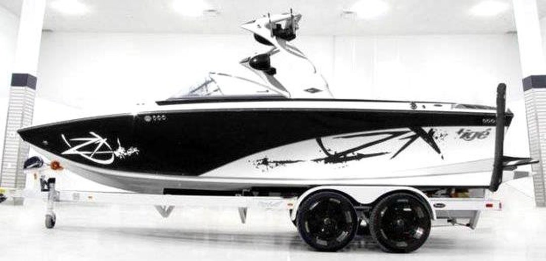 Tige Z1 Splatter Vinyl Graphic Kit for Tige Ski Boats. Multiple Color ...
