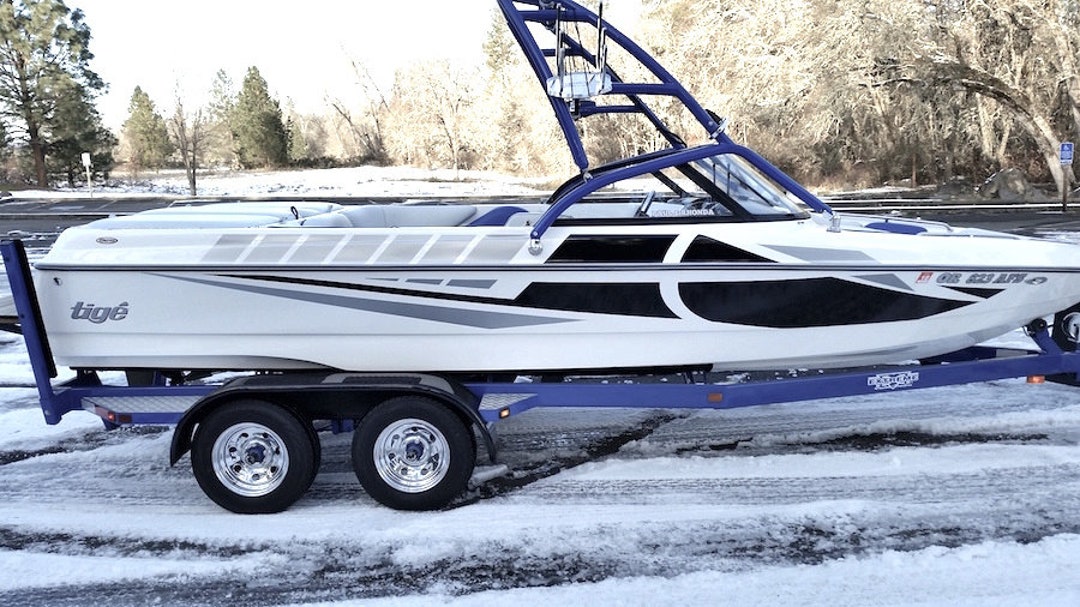 Tige Custom Z2 Vinyl Graphic Kit Upgrade. Fits All Boats, Metallic ...