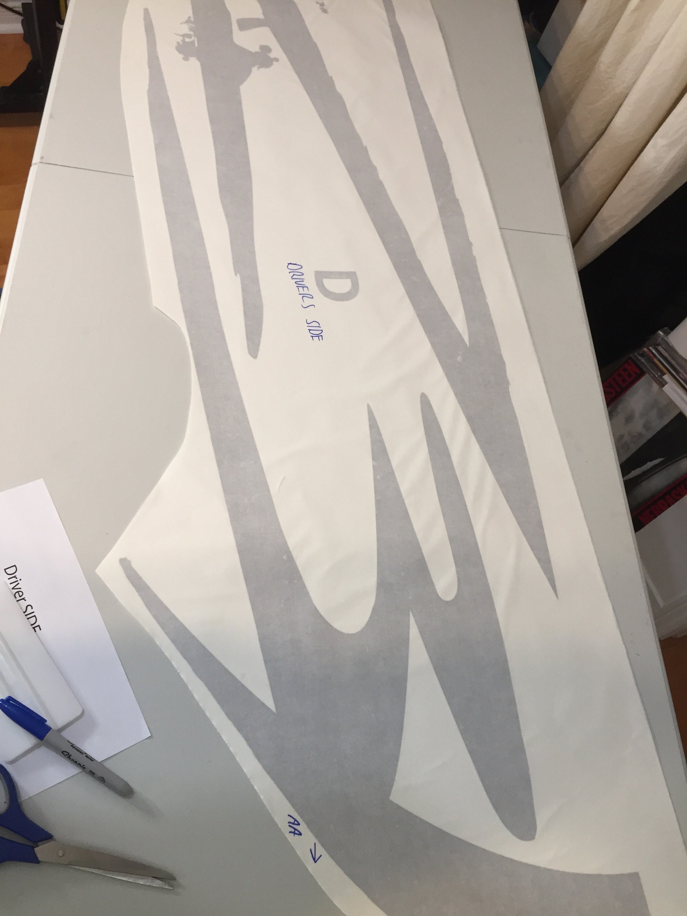 Tige Z3 Splatter Vinyl Graphic Kit for Tige Ski Boats. Multiple Color ...