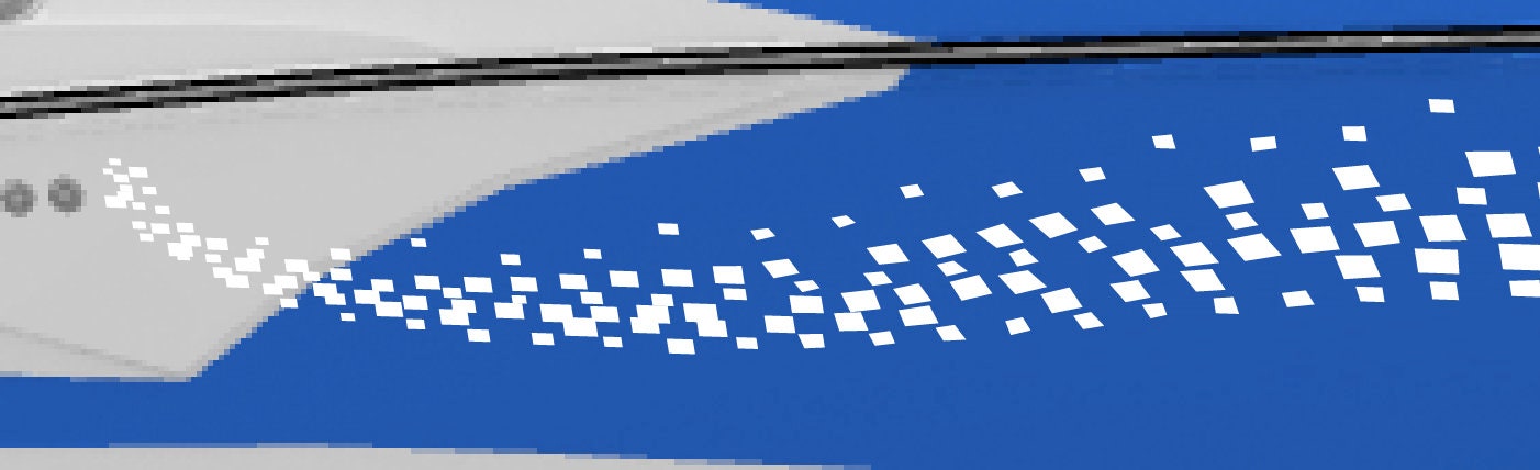 Ski Boat Graphics Kit. Pixel Pattern. Universal Fit for Easy DIY ...