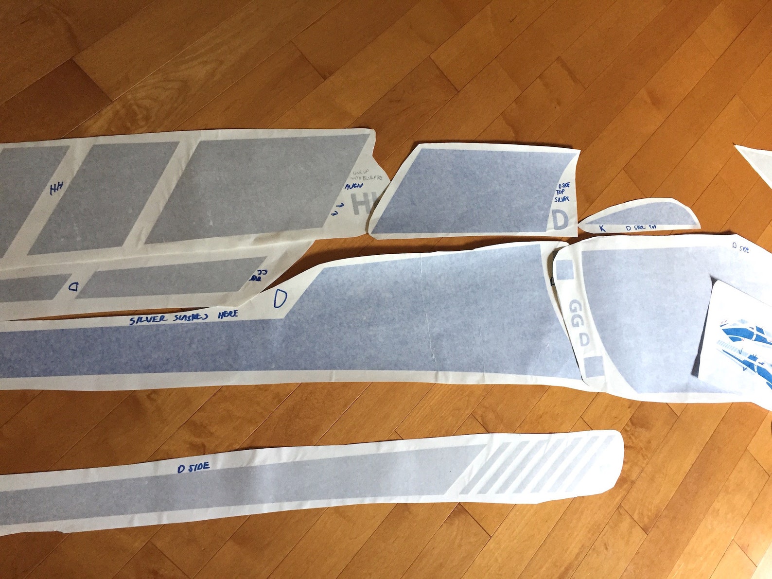 Tige Custom Z2 Vinyl Graphic Kit Upgrade. Fits All Boats, Metallic ...