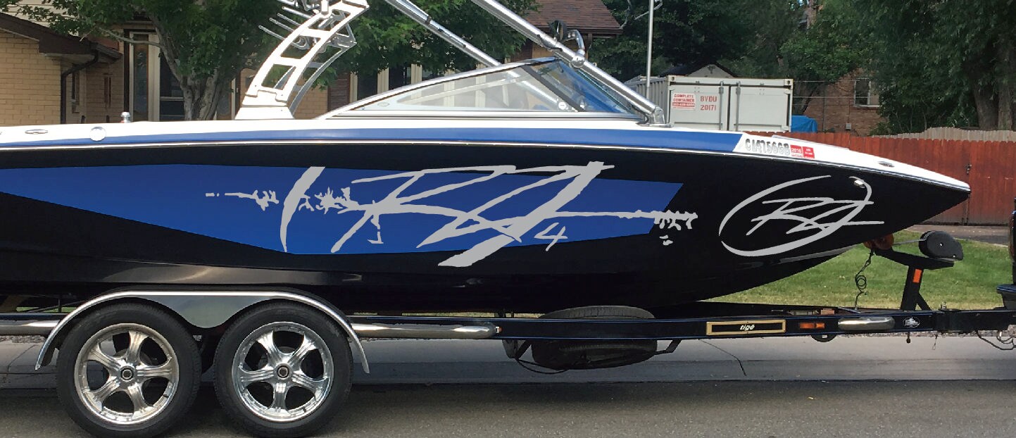 Tige RZ2 Vinyl Graphic Kit for Tige Ski Boats. Multiple Color Options ...