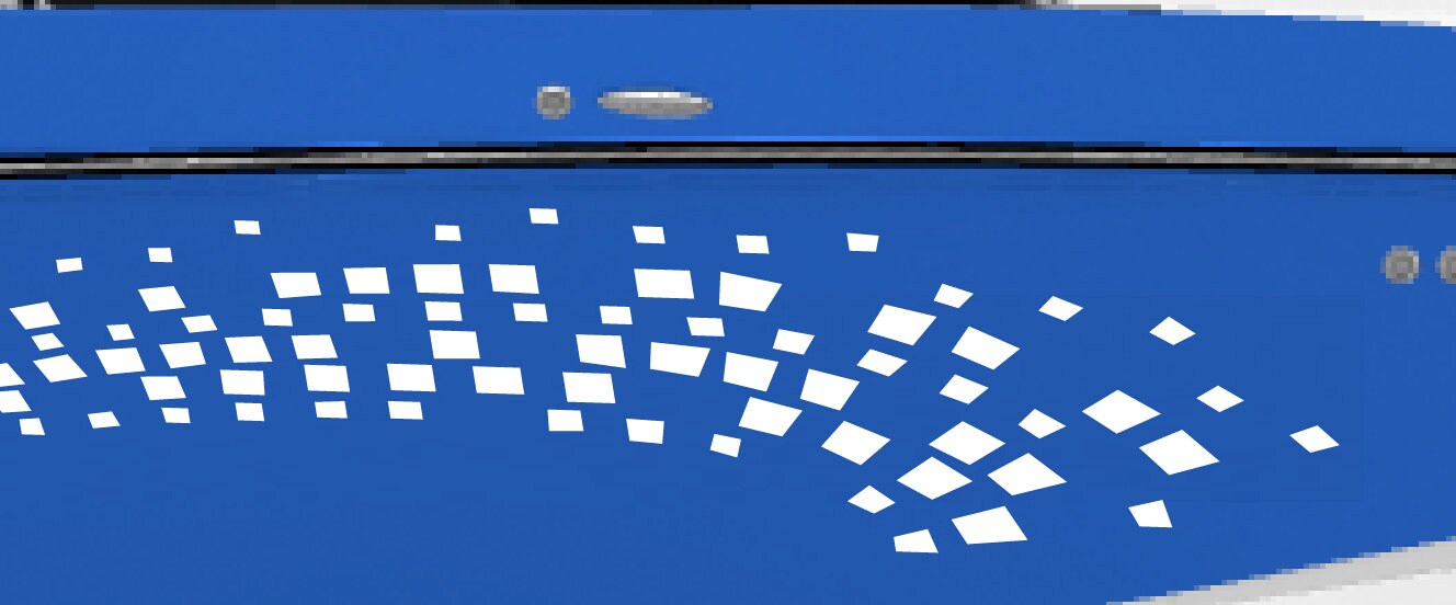 Ski Boat Graphics Kit. Pixel Pattern. Universal Fit for Easy DIY ...