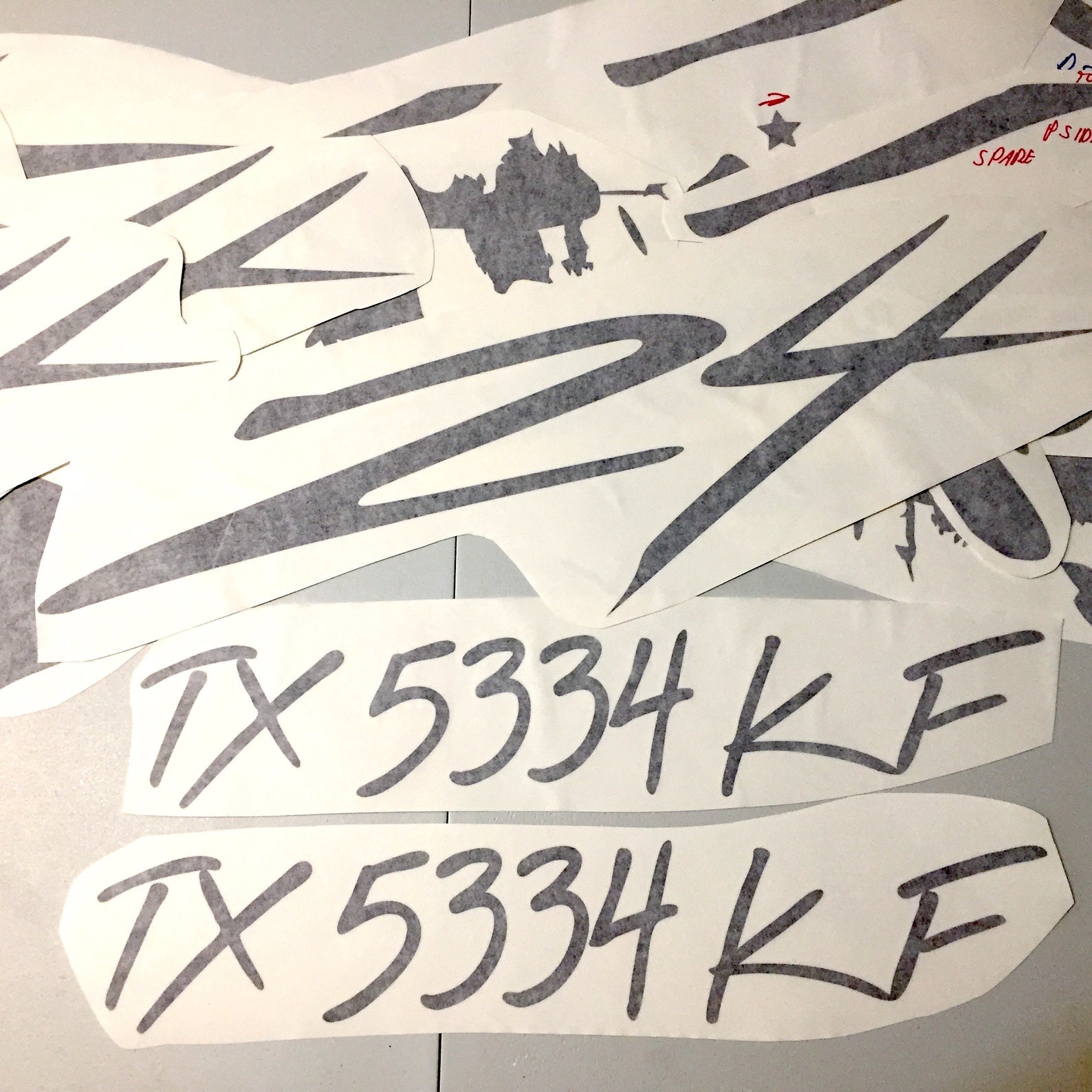 Tige 22VE Boat Graphic Kit, Metallic Vinyl Decals - Etsy