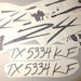 Tige 22VE Boat Graphic Kit, Metallic Vinyl Decals - Etsy