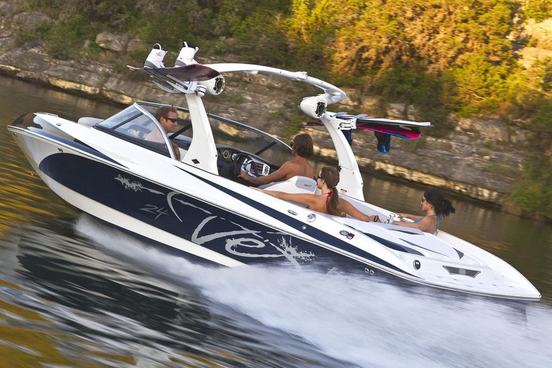 Tige 22VE Boat Graphic Kit, Metallic Vinyl Decals - Etsy