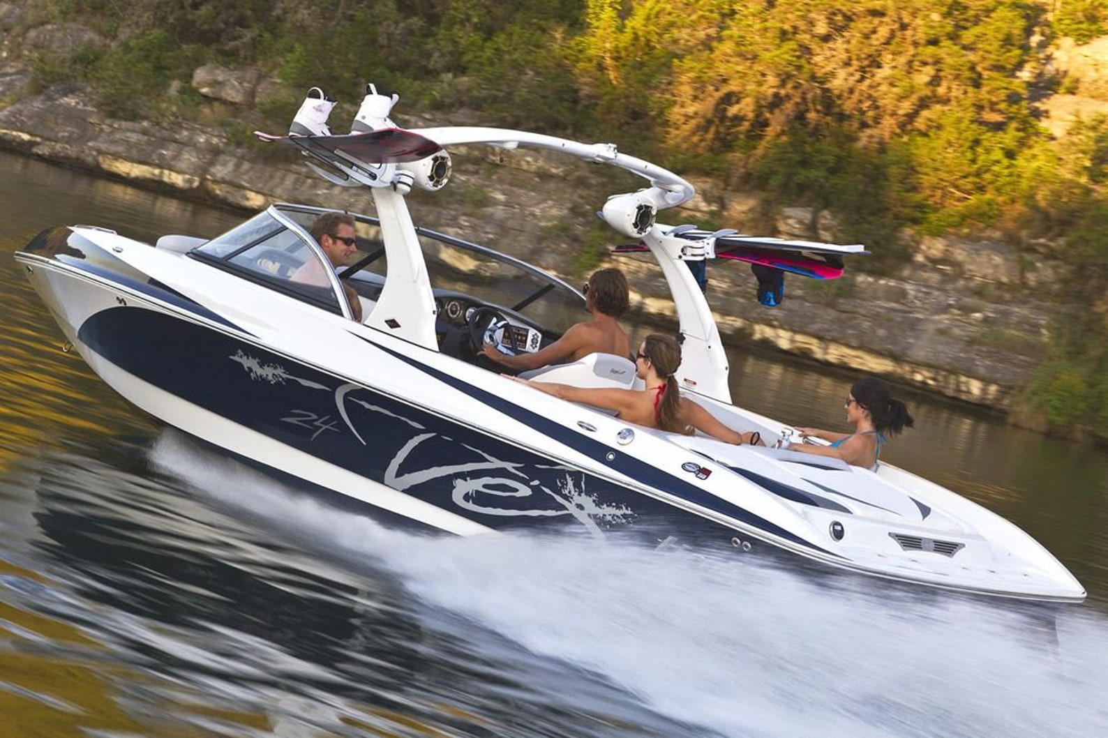 Tige 22VE Vinyl Graphic Kit for Tige Ski Boats. Multiple Color Options ...