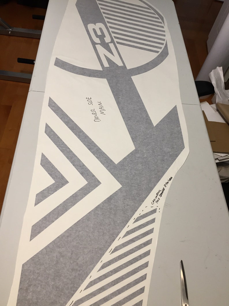 Tige Z3 Total Vinyl Graphic Kit for Tige Ski Boats. Stripe and Circle ...