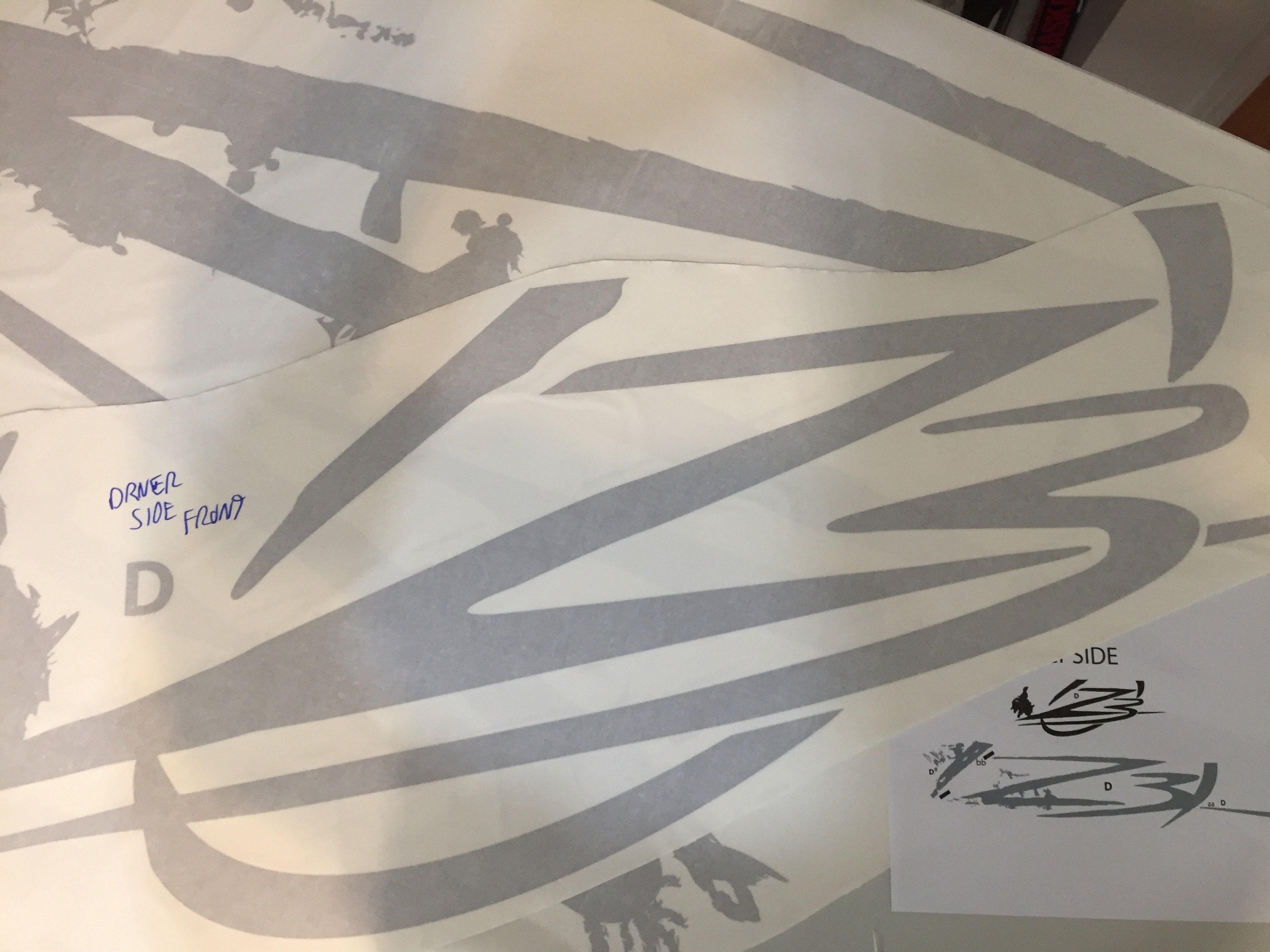 Tige Z3 Splatter Vinyl Decal Kit, Metallic Options - Etsy