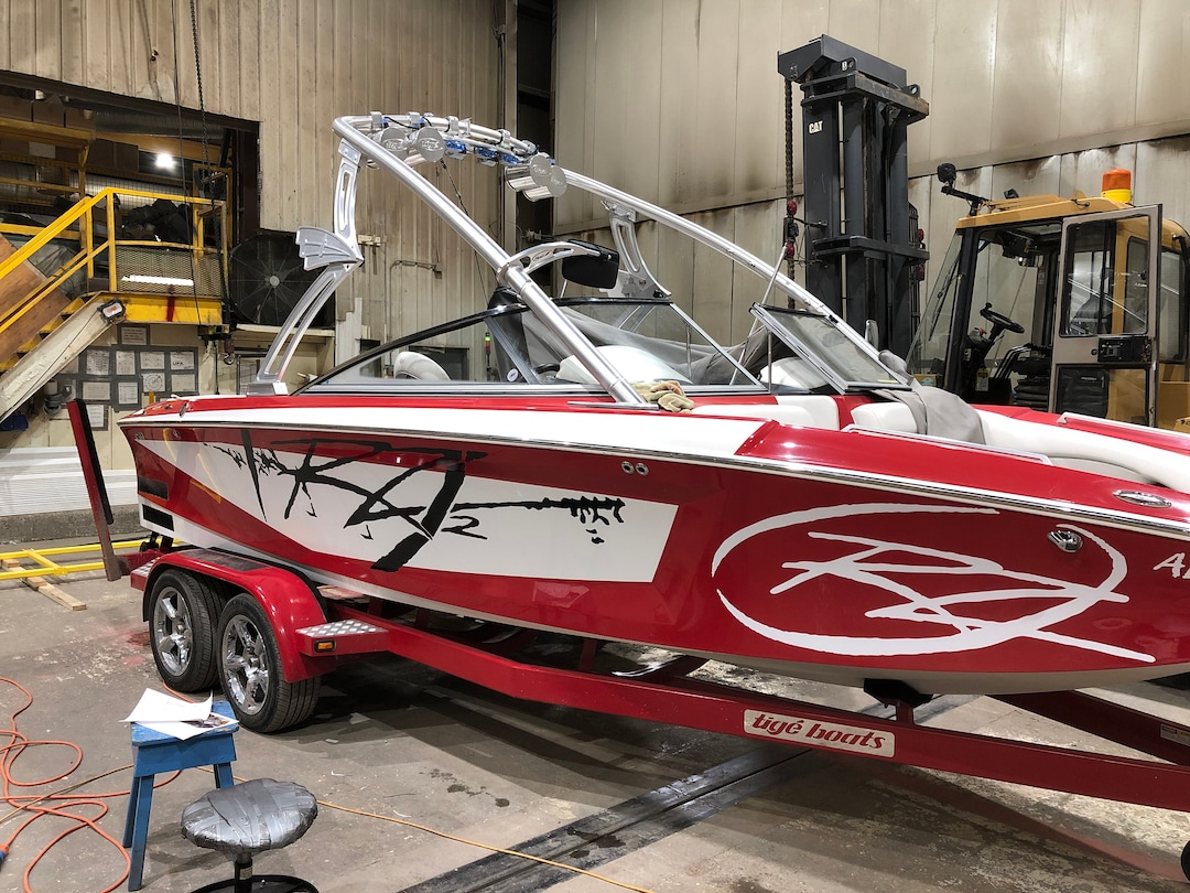 Tige RZ2 Boat Vinyl Graphics Kit, Metallic Color Options - Etsy