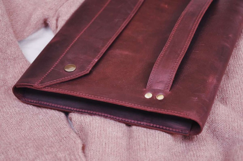 Leather Document Holder Folder Case Office Paper Case - Etsy