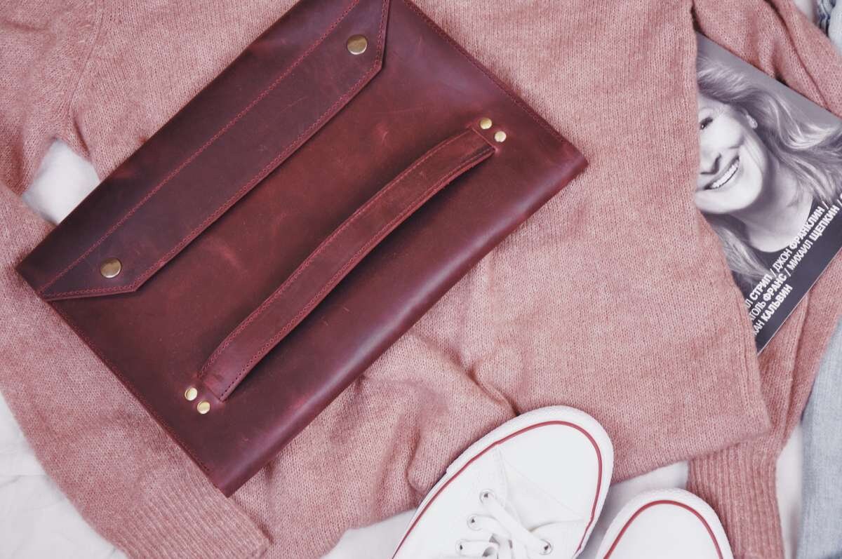 Leather Document Holder Folder Case Office Paper Case - Etsy