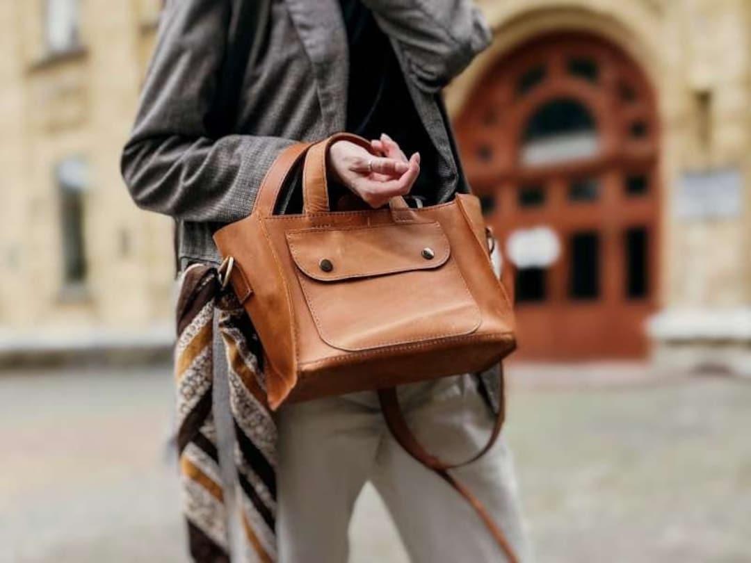 Ginger Genuine Leather Crossbody Bag for Women | Personalized Handbag ...