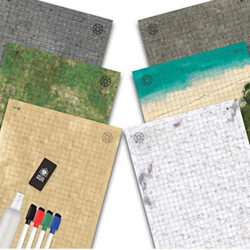 RPG Battle Grid Mat 24 X 36 Double Sided - Etsy