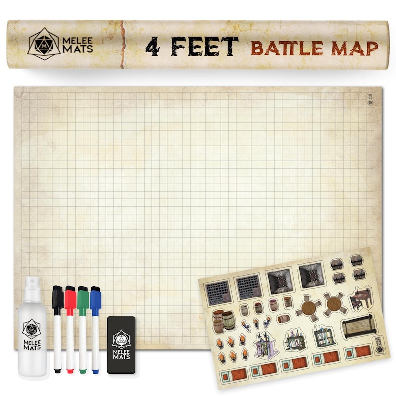 Wargame Grid Mat - Etsy