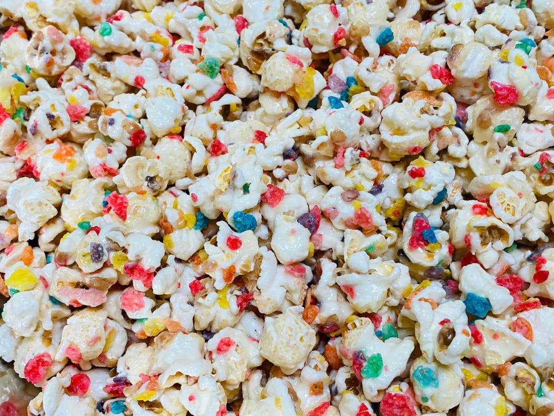 Fruity Pebbles Cereal Popcorn 3 Gallon Party Bag - Etsy