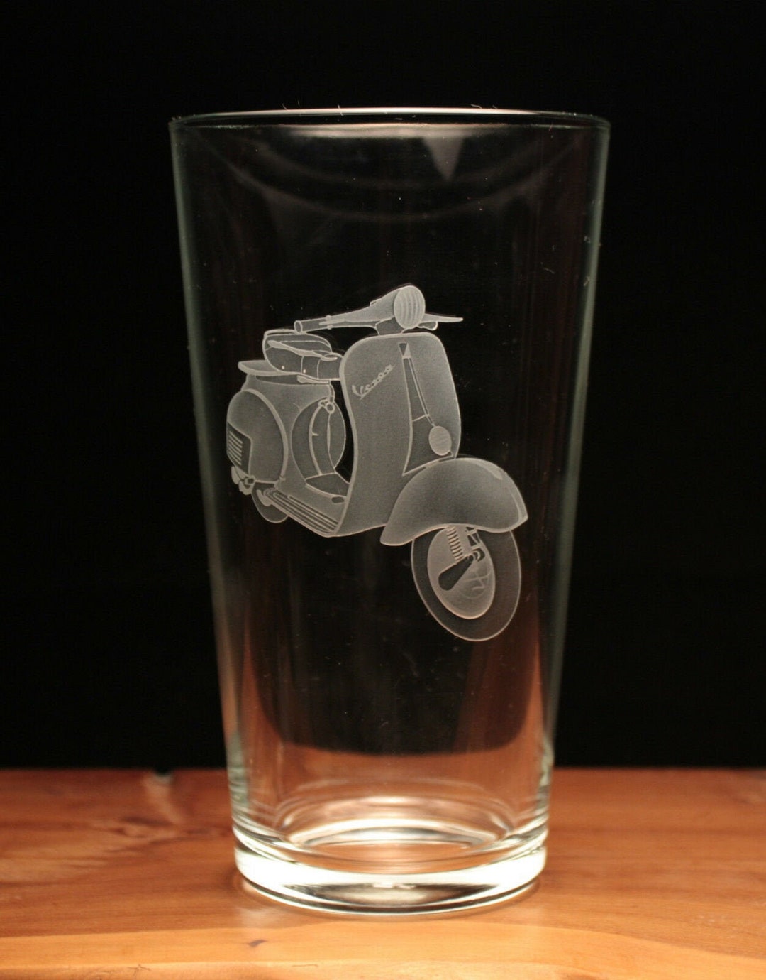 Vespa Scooter Motorcycle Bike Engraved Pint Glass Gift Present - Etsy UK