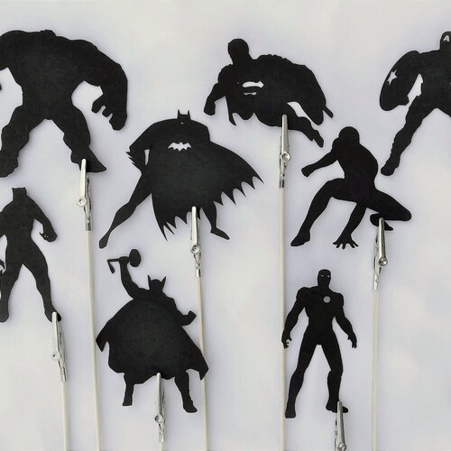 Beauty & the Beast: Silhouette Shadow Puppet Set | Etsy