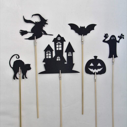 Beauty & the Beast: Silhouette Shadow Puppet Set | Etsy UK