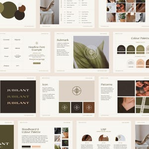 Brand Style Guidelines Canva Template, Brand Manual, Brand Identity ...