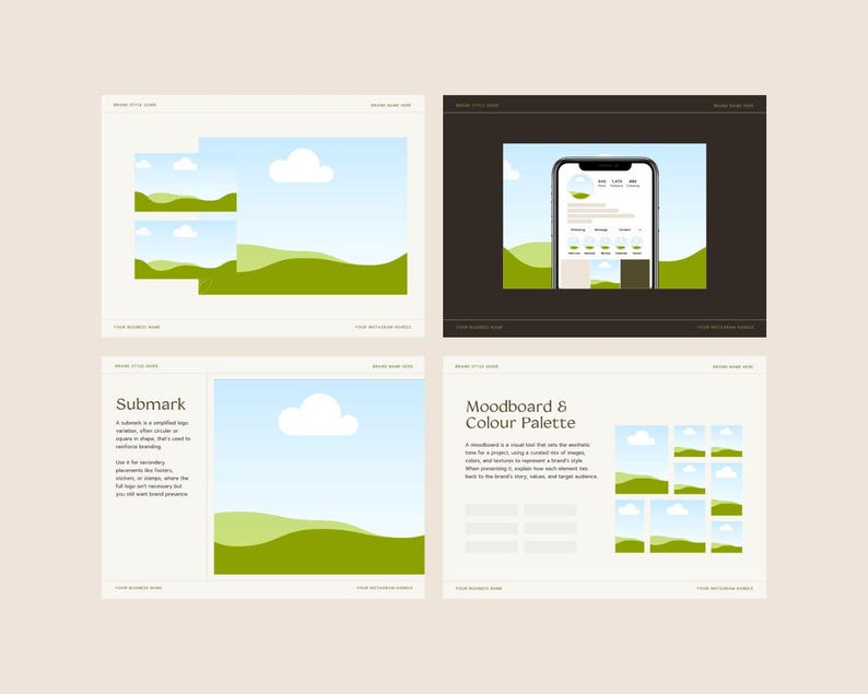 Brand Style Guidelines Canva Template, Brand Manual, Brand Identity ...