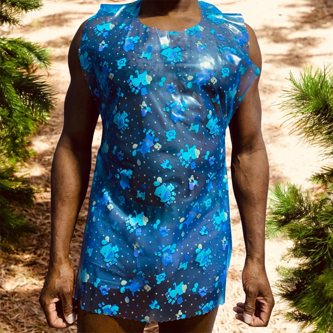 PVC Apron With Wavy Edging, Perfect for Messy Play. Sensory Pleasure ...