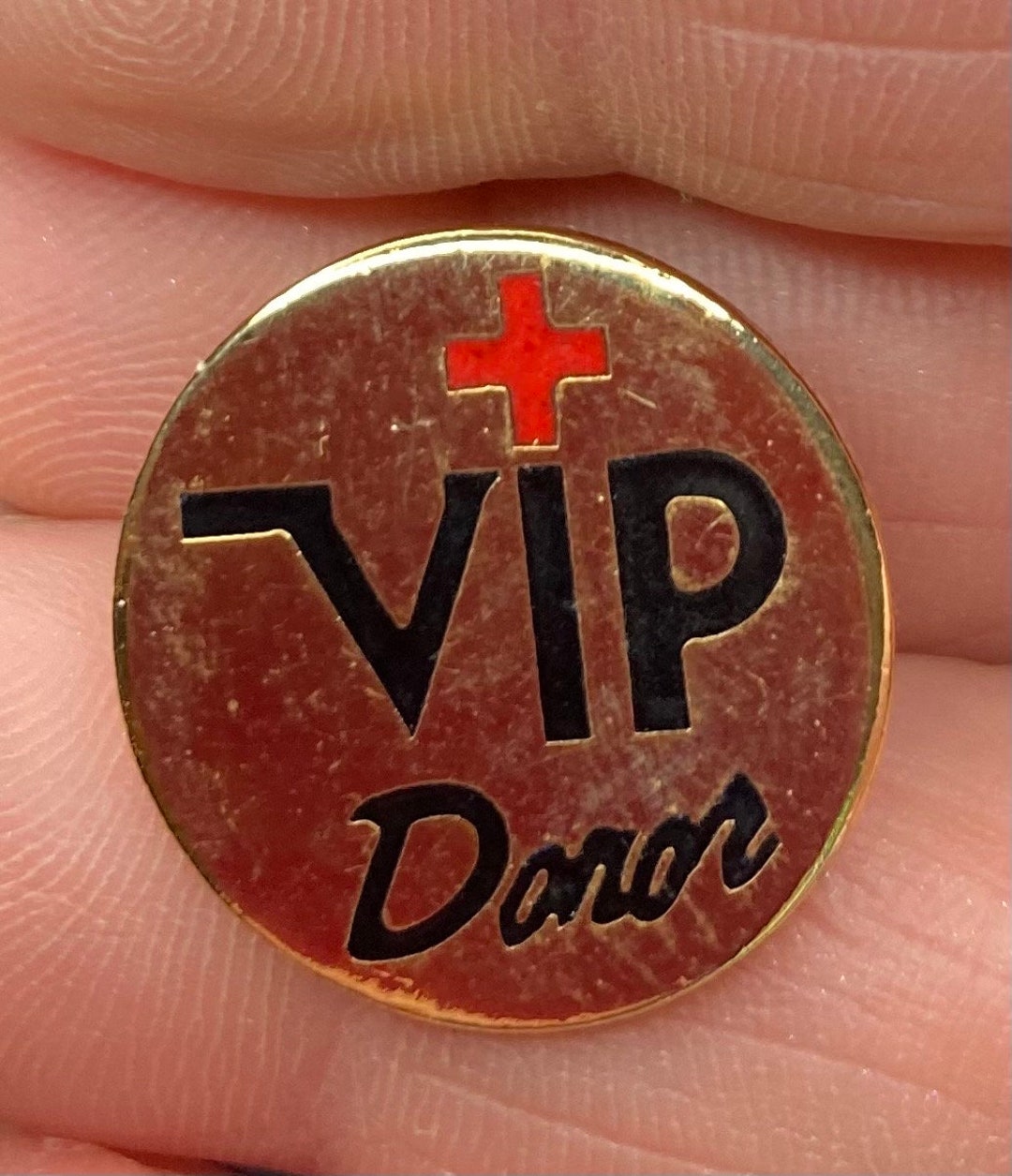 VIP Donor Red Cross Lapel Pin Sweater Jacket Hat Vest K515 - Etsy
