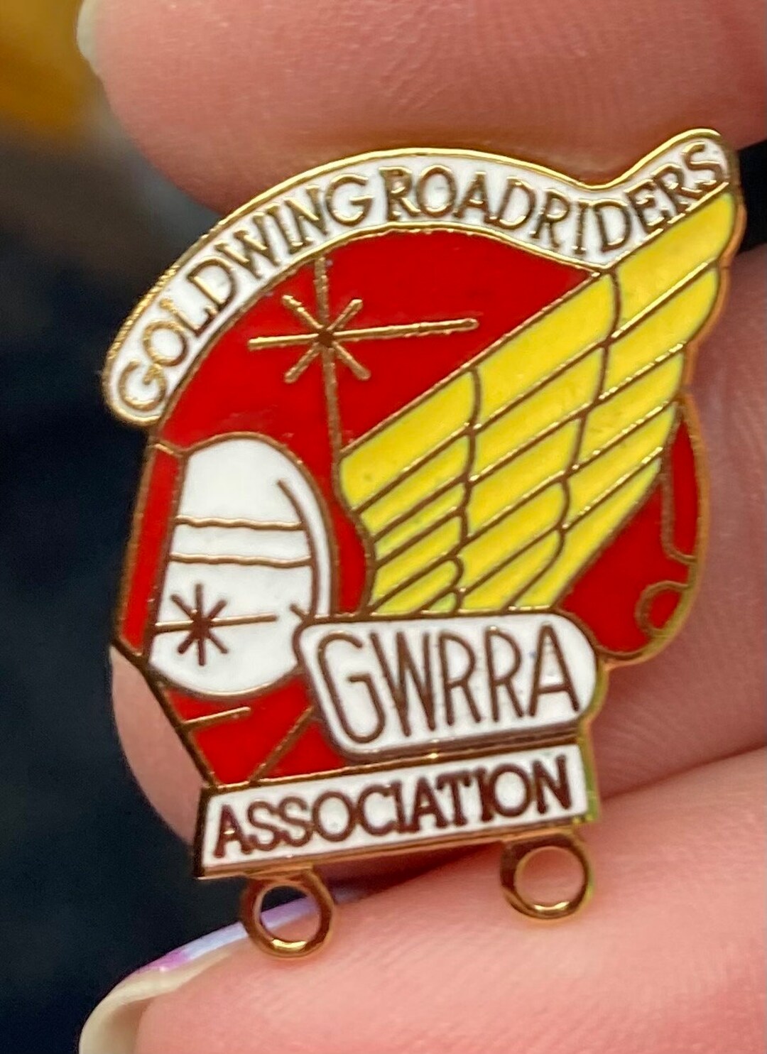 Gold Wing Road Riders Association Lapel Pin Sweater Jacket Hat Vest ...