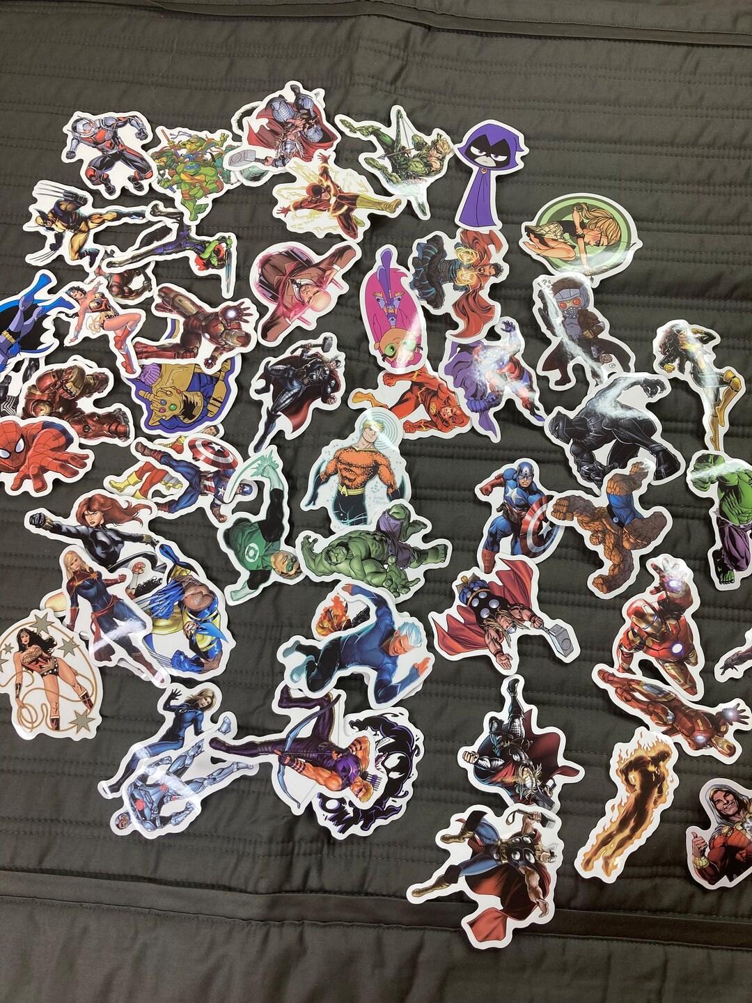 50 Marvel Characters Sticker Lot Car Laptop Decals Colorful R2 - Etsy