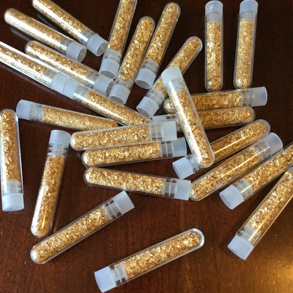 Gold Flake Vials - Etsy