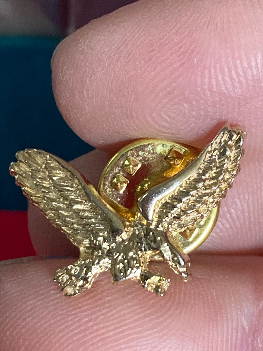 Gold Tone Bald Eagle Lapel Pin Sweater Jacket Hat Vest K540 - Etsy