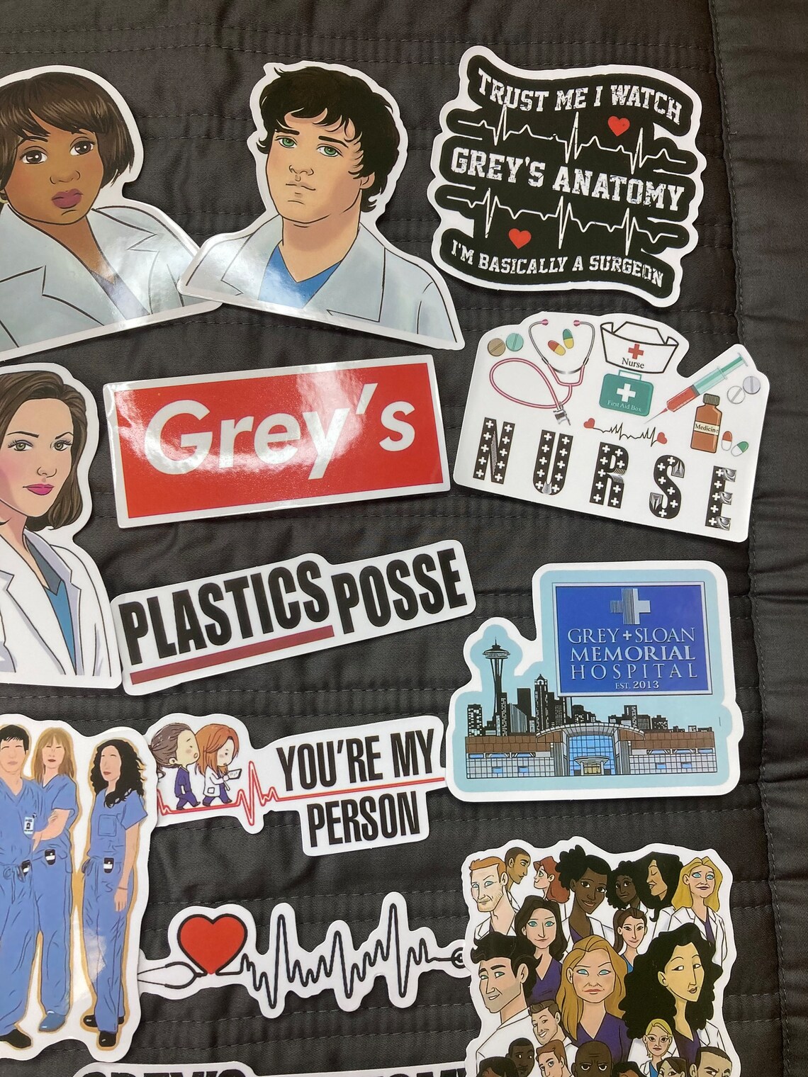 50 Greys Anatomy Sticker Lot Car Laptop Decals Colorful R7 - Etsy