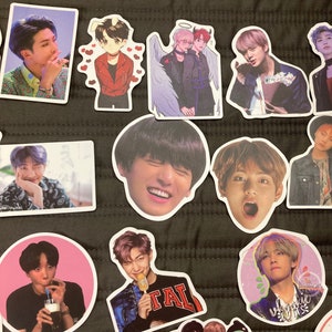 50 Waterproof BTS Boy Band Sticker Lot Car Laptop Decals Colorful R10 ...