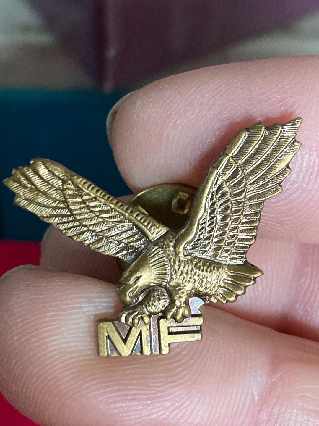 American Bald Eagle MF Lapel Pin Sweater Jacket Hat Vest K540 - Etsy