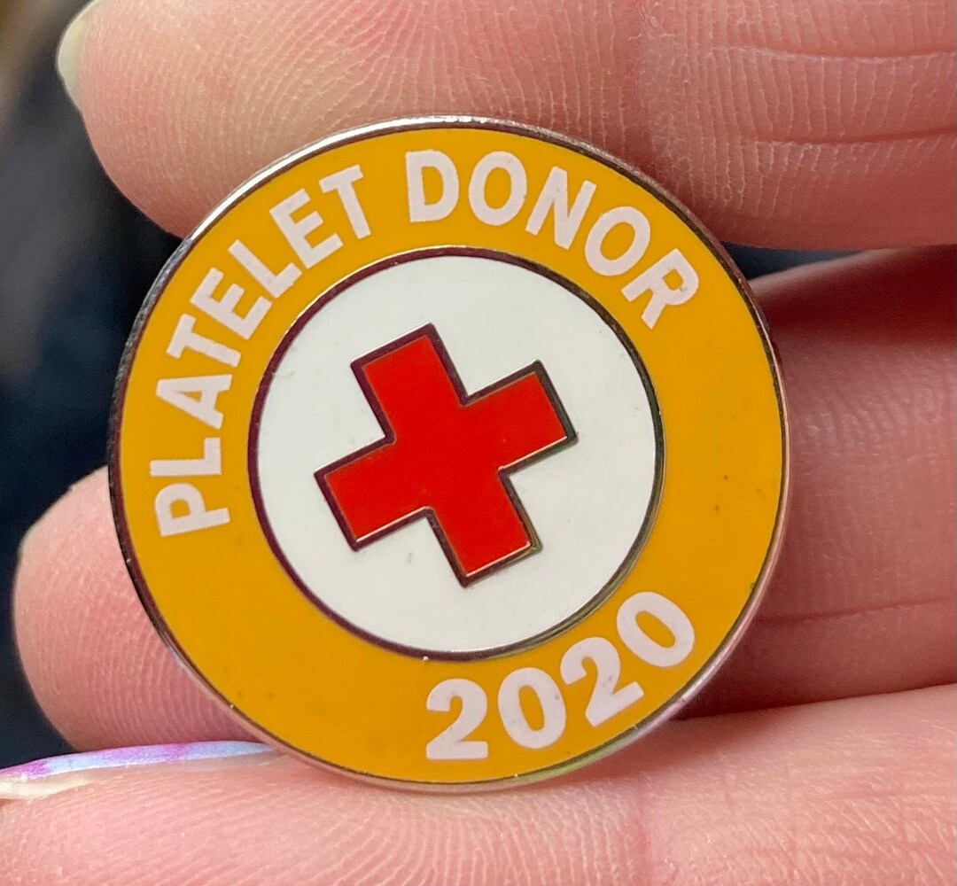Platelet Donor 2020 American Red Cross Lapel Pin Sweater Jacket Hat ...