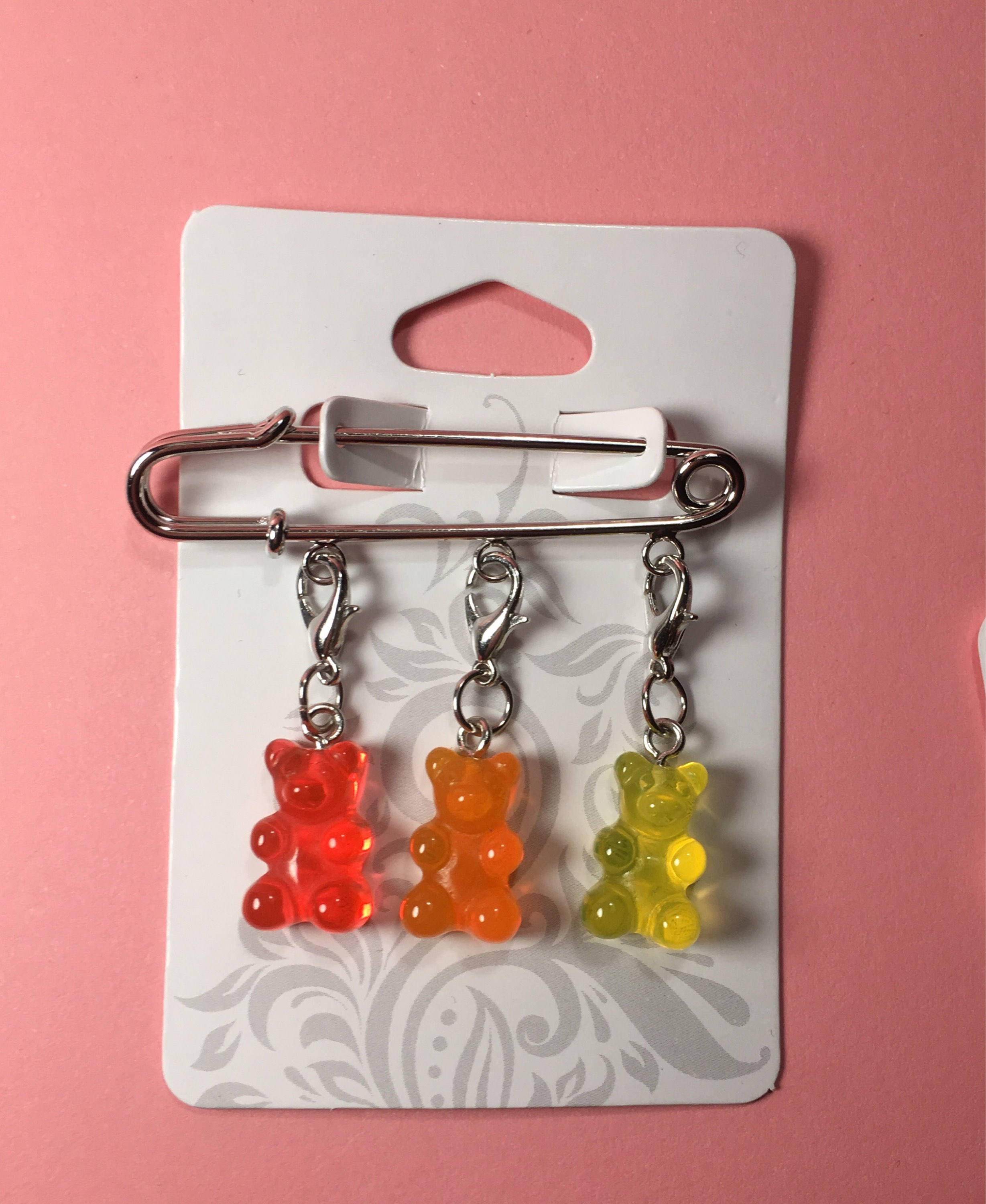 Stitch Markers Gummy Bear Stitch Markers Progress Keepers | Etsy