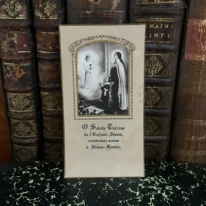 Rare Antique Pious Image From France, Communion Image With Saint ...