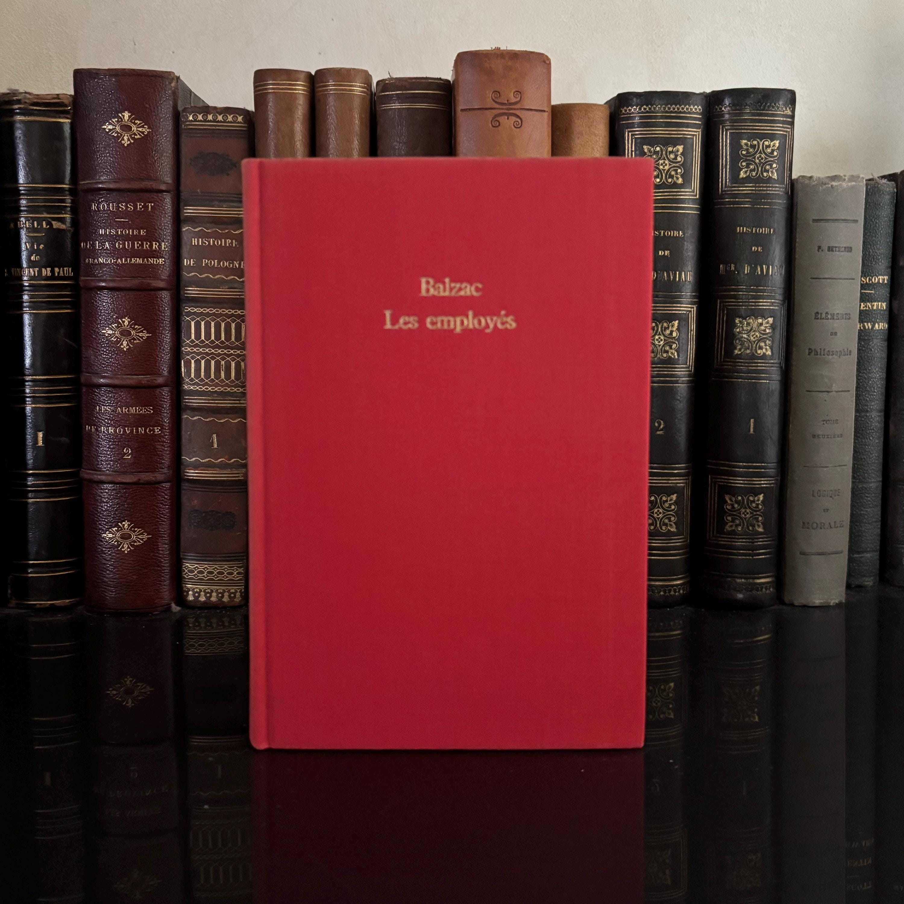 Vintage Book in French, "les Employés" Classic Novel by Honoré De ...