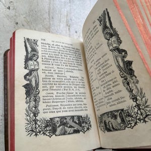 Antique Catholic Missal in French and Latin "missel De L'amour De Jésus ...