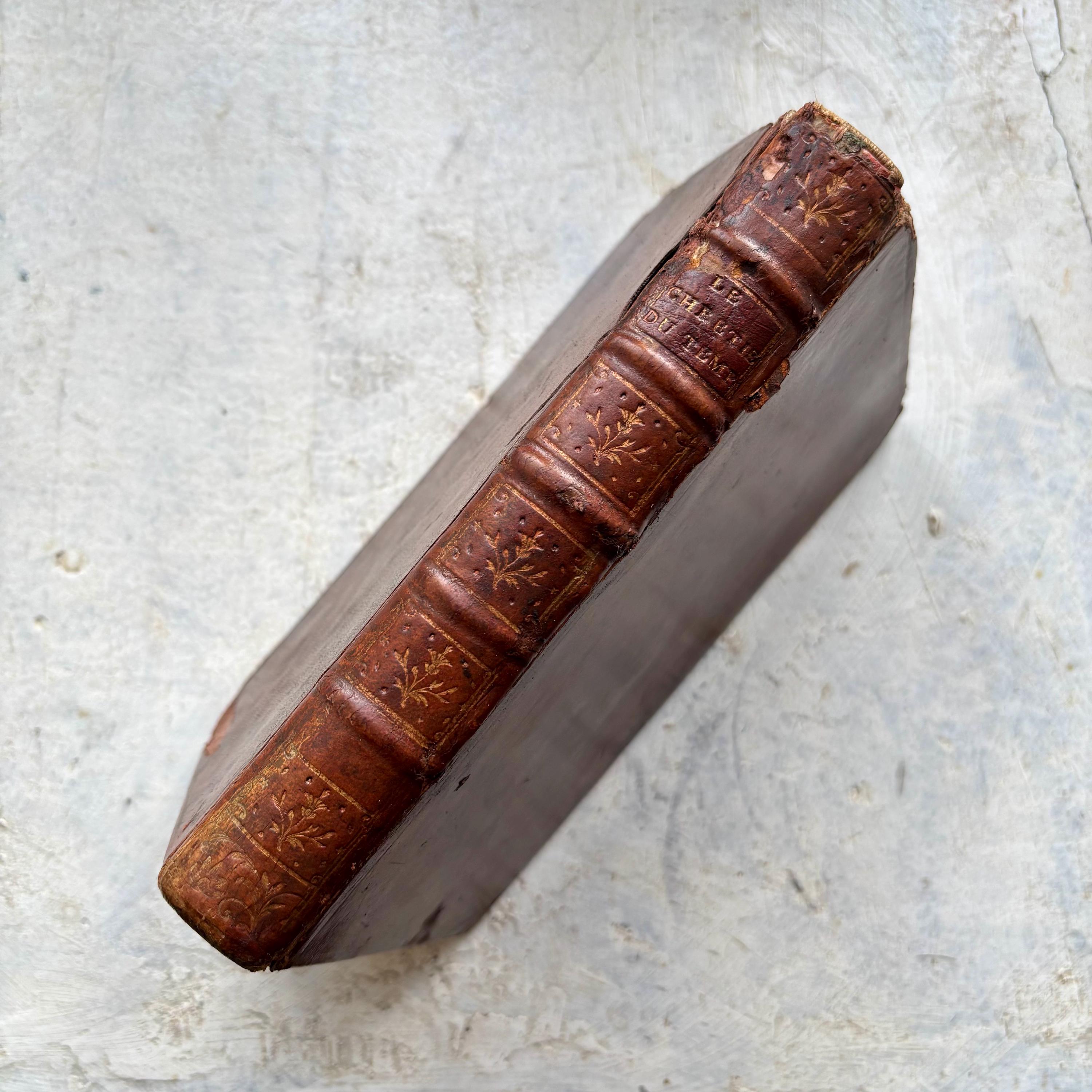 Rare Antique 1767 Book in French "le Chrétien Du Tems Confondu Par Les ...