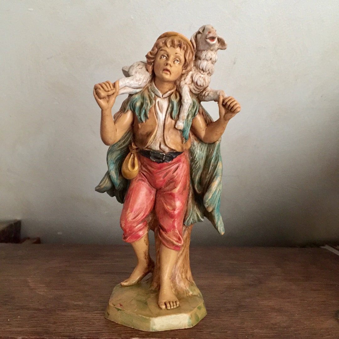 Beautiful Vintage Shepherd Miniature Made in Italy, Hand Painted ...