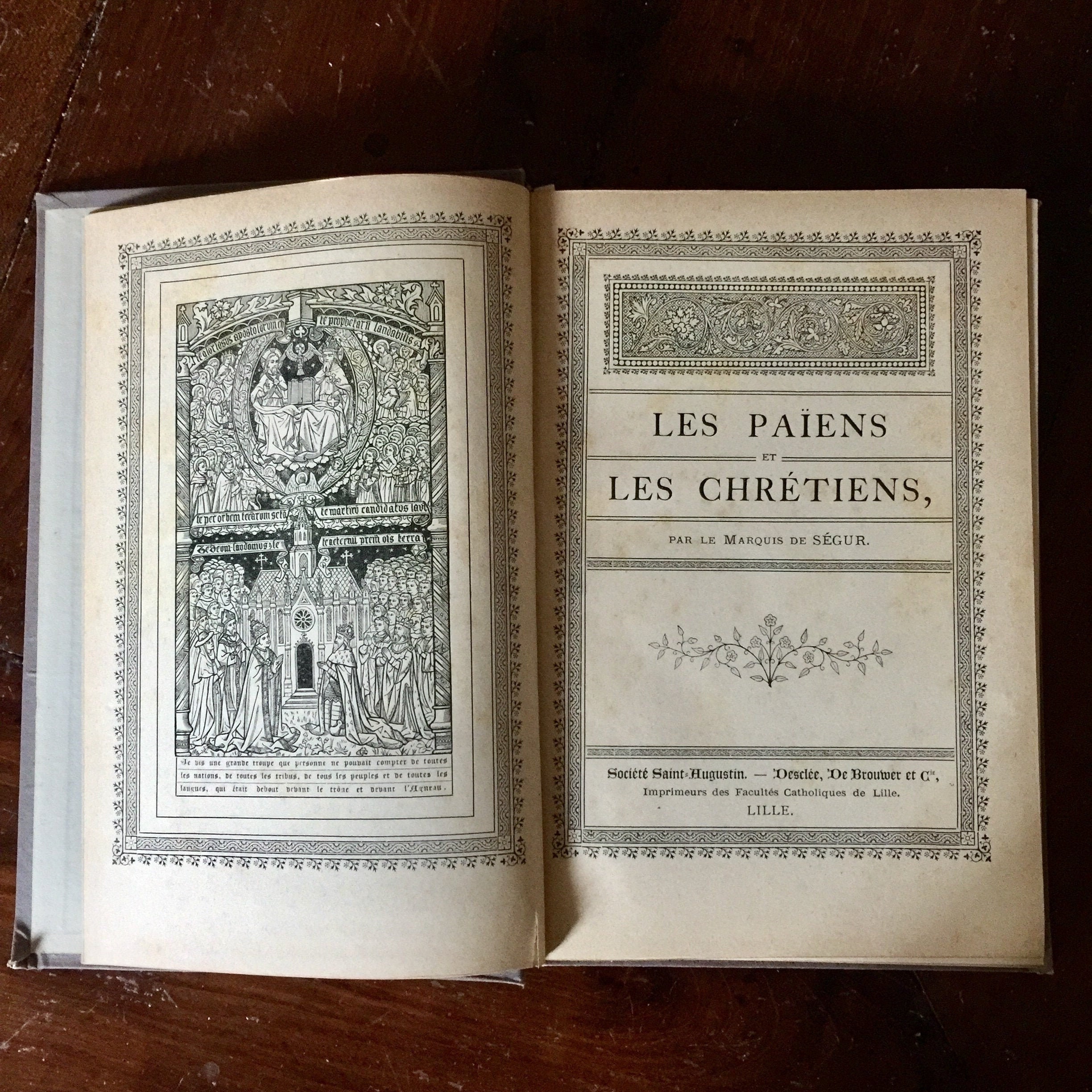 Very Rare Antique Religious Book in French les Païens Et | Etsy
