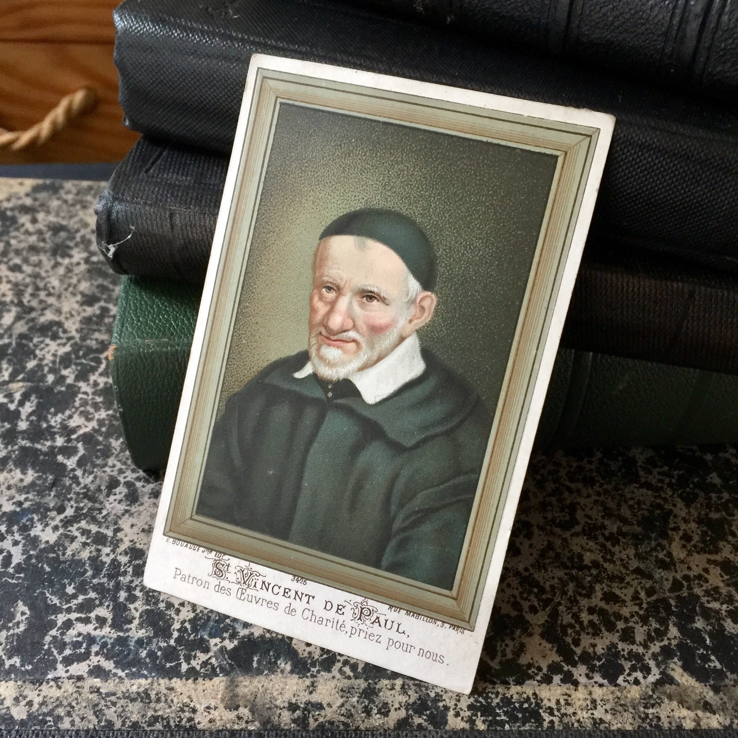 Rare Antique Pious Image From France Prayer for Saint Vincent - Etsy