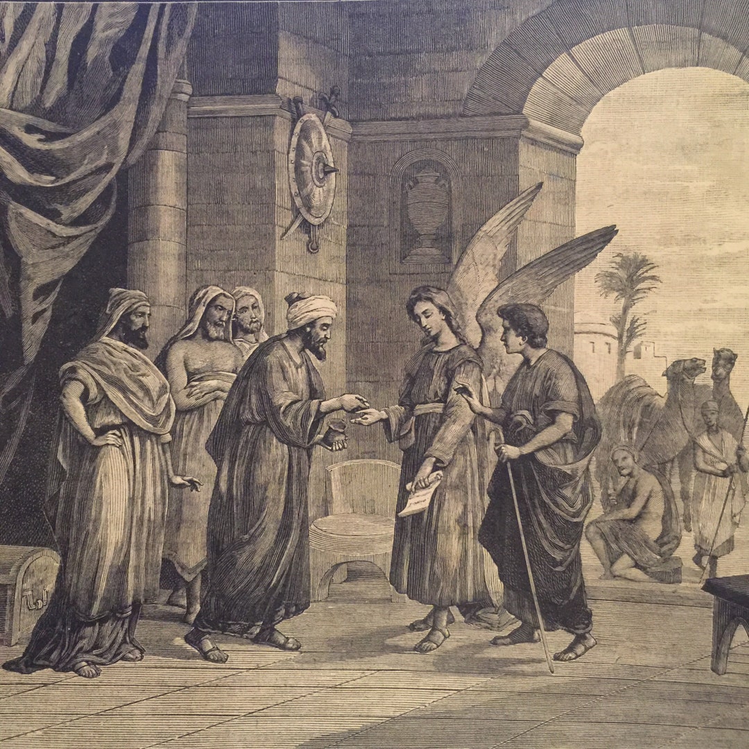 Large Antique Catechism Print From France, the Seventh Commandment ...