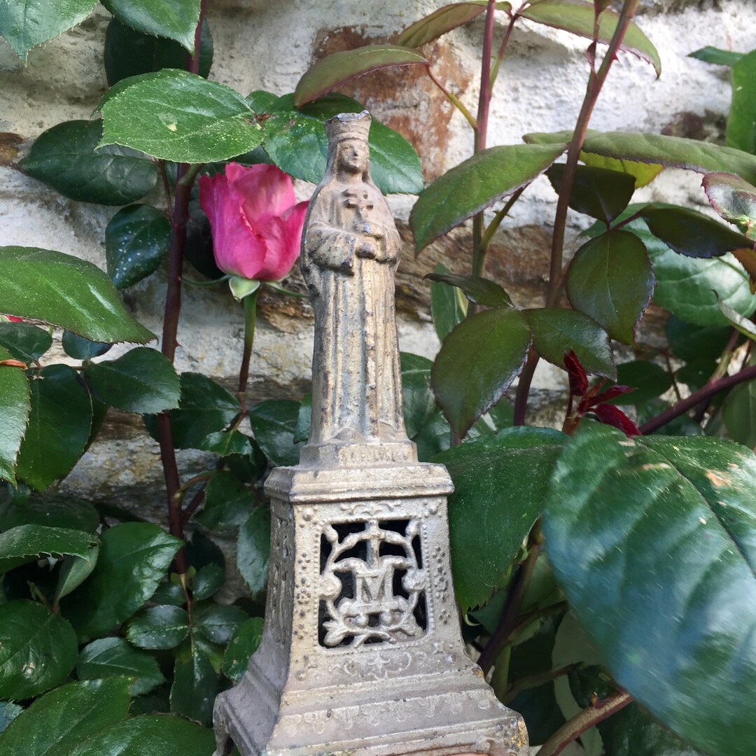 Rare Antique Religious Statue of Notre Dame De Pontmain our Lady of ...
