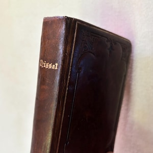 Antique Catholic Missal in French and Latin "missel De L'amour De Jésus ...