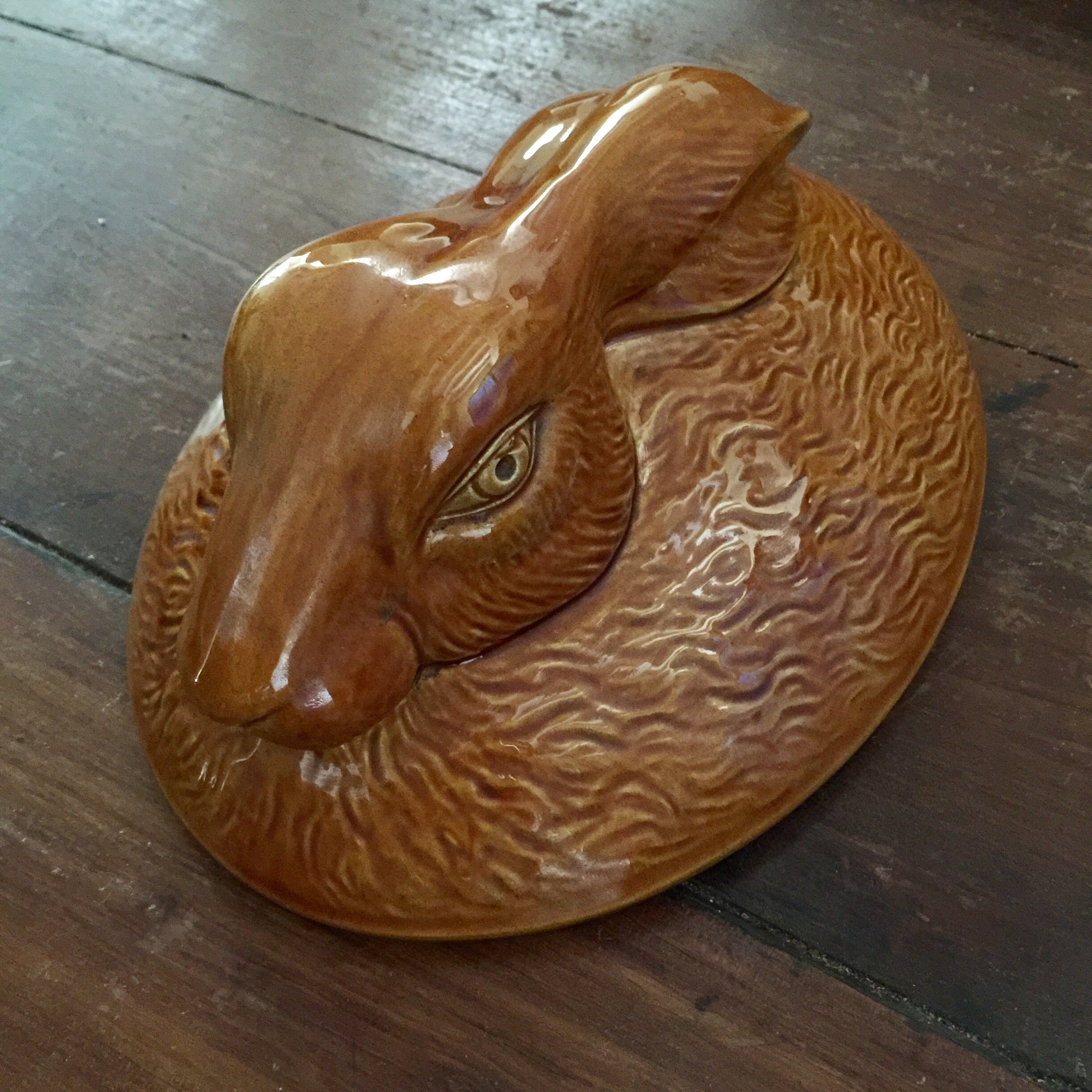 Very Large Vintage Glazed Ceramic Rabbit Tureen From France - Etsy