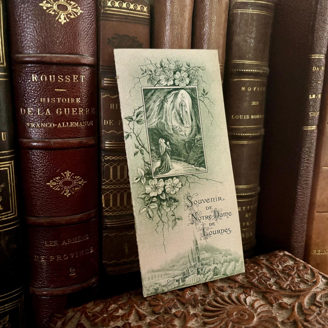Rare Antique Pious Image From France, "souvenir De Notre Dame De ...